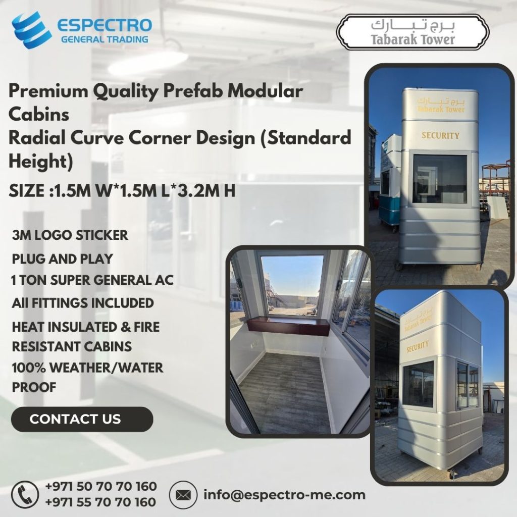 Premium Quality Prefab Modular Radial Curve Cabin - Tabarak Tower ...